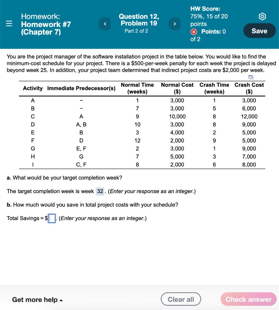 Solved TIL Homework: Homework #7 (Chapter 7) Question 12, | Chegg.com