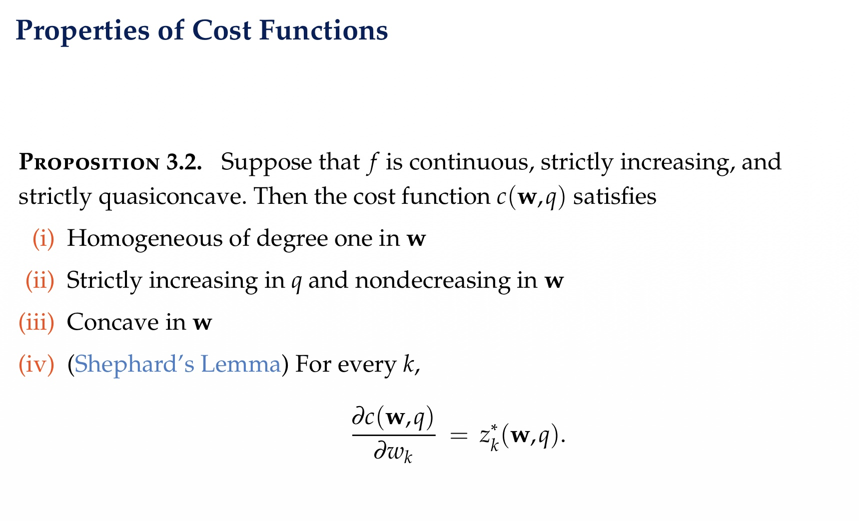 Solved Derive The Cost Function C W Q And The Conditional