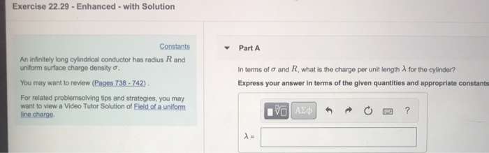 Solved Exercise 22.29 Enhanced-with Solution Constants Part | Chegg.com