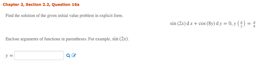 Solved Chapter 2, Section 2.2, Question 16a Find the | Chegg.com