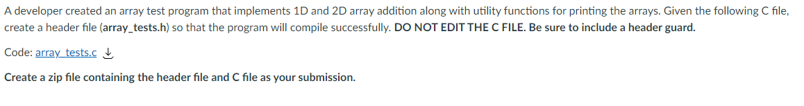 Solved A developer created an array test program that | Chegg.com