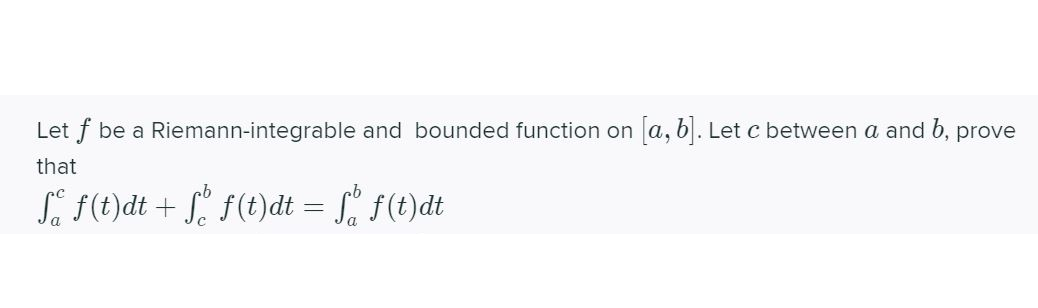 Solved Let f be a Riemann-integrable and bounded function on | Chegg.com