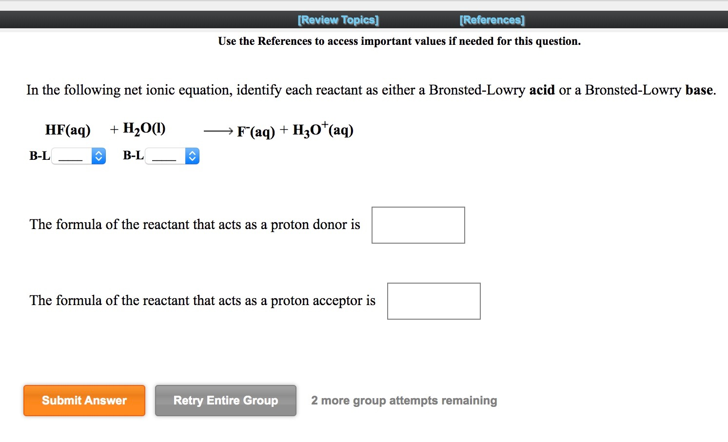 Solved In the following net ionic equation, identify each | Chegg.com