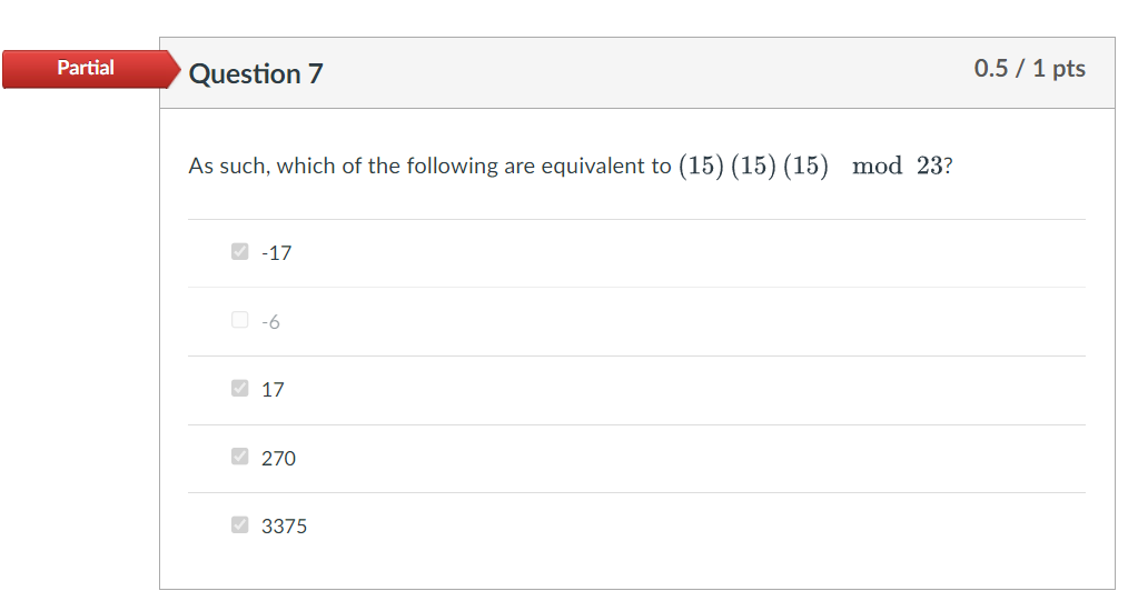 Solved As such, which of the following are equivalent to | Chegg.com