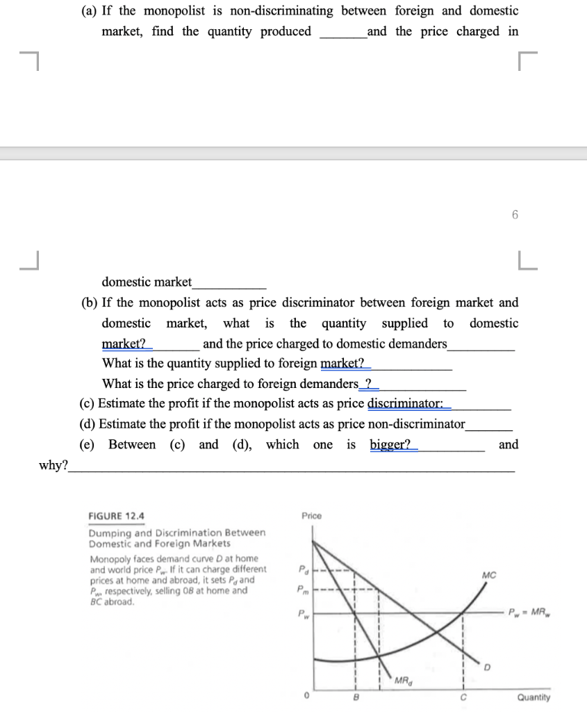 Solved The following diagram illustrates the case of dumping | Chegg.com