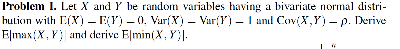 Solved Let X and Y be random variables having a bivariate | Chegg.com