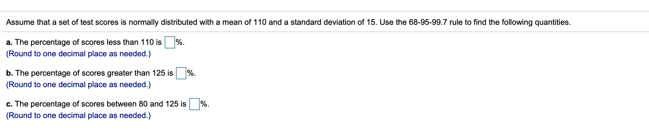 Solved Assume that a set of test scores is normally | Chegg.com