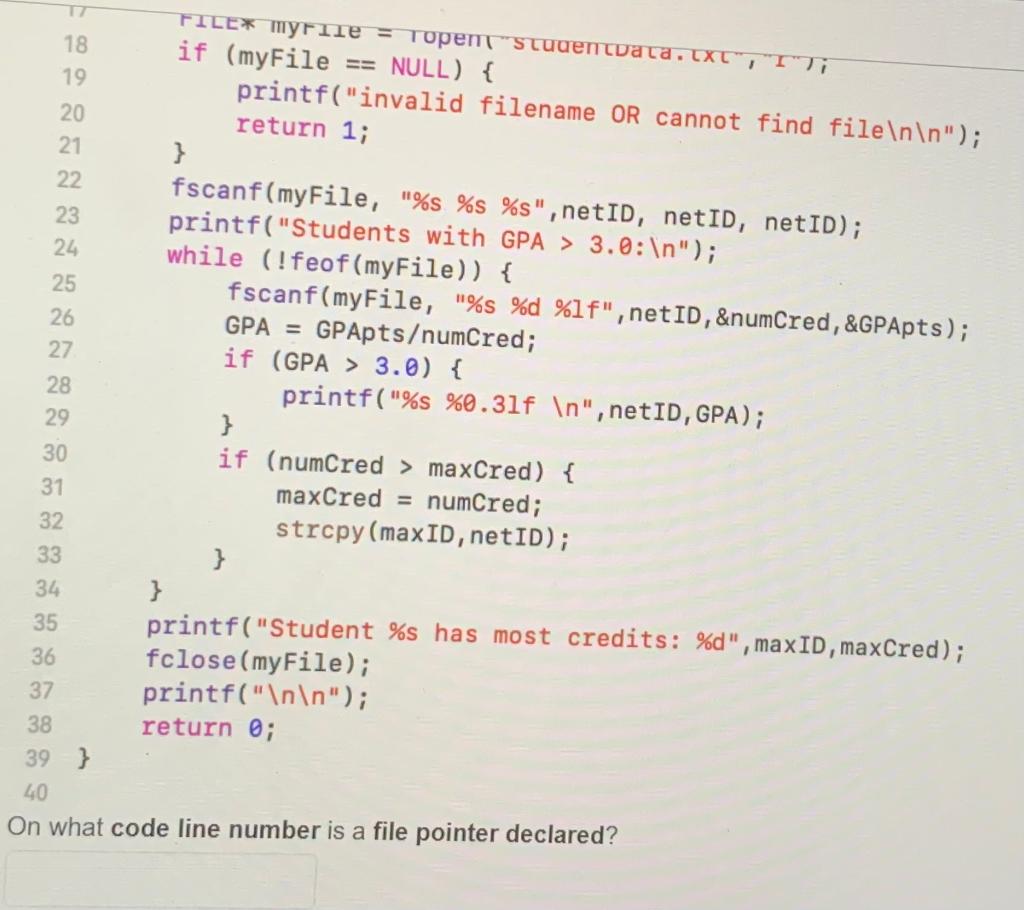 Solved QUESTION 2 Here is a sample code from lecture: 12 int | Chegg.com