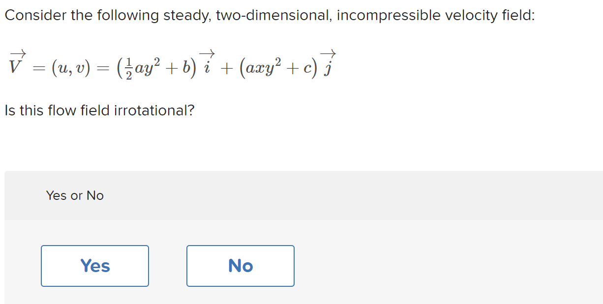 Solved Consider the following steady, two-dimensional, | Chegg.com