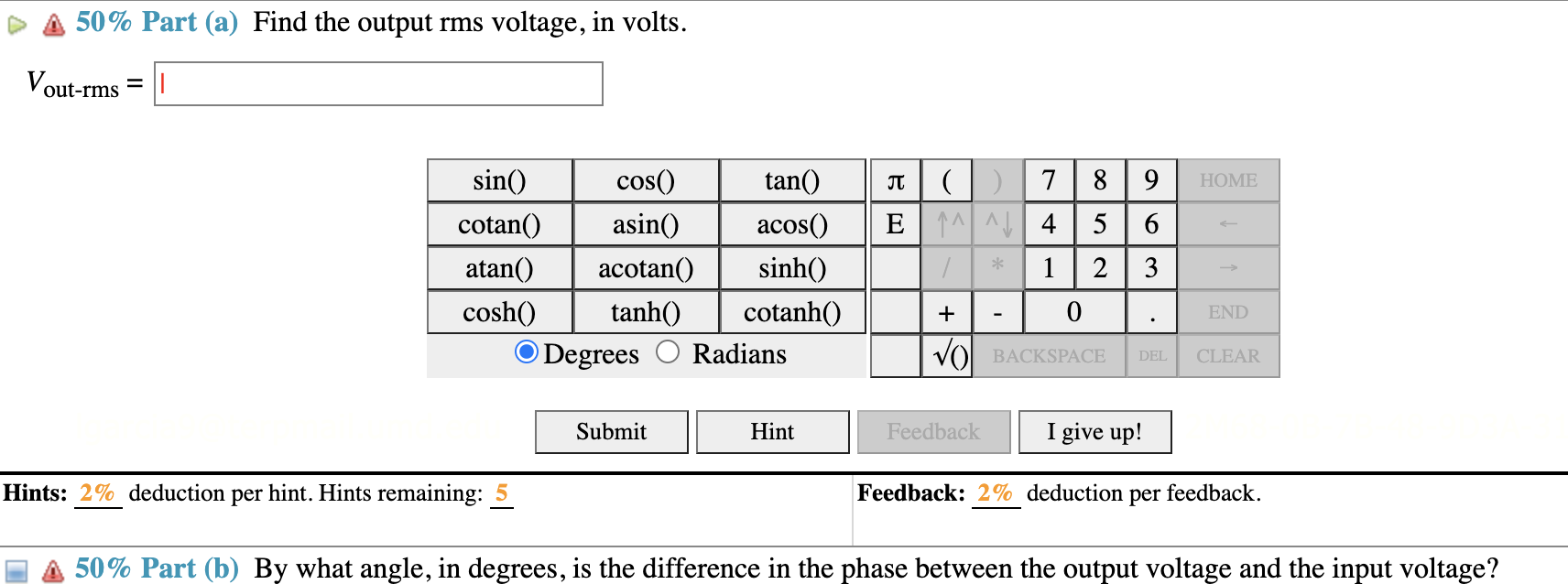 Solved (4\%) Problem 7: An RC high-pass filter is shown in | Chegg.com