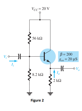 Solved Figure 2For the network of Figure 2 . a. Calculate IB | Chegg.com
