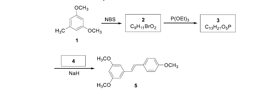 Solved NBS C9H11BrO22 P(OEt)33C13H21O5P 1 | Chegg.com