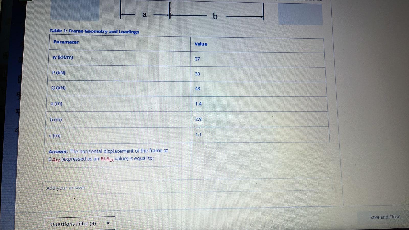 Solved Consider the problem of analysing the frame shown | Chegg.com