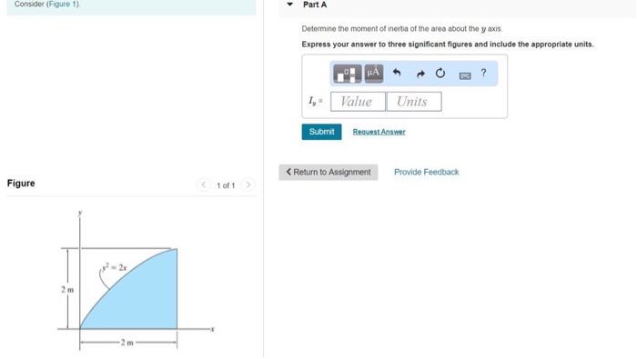 Solved Consider (Figure 1) Part A Determine the moment of | Chegg.com