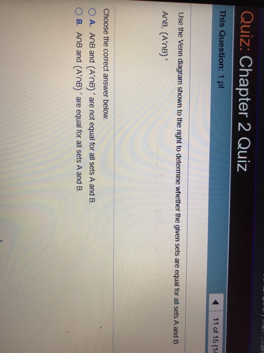Solved Quiz: Chapter 2 Quiz This Question: 1 pt 11 of 15 (14 | Chegg.com