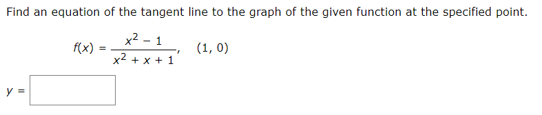 Solved Find an equation of the tangent line to the graph of | Chegg.com