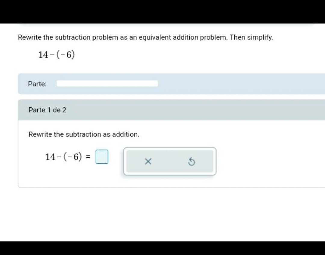 Solved Rewrite the subtraction problem as an equivalent | Chegg.com