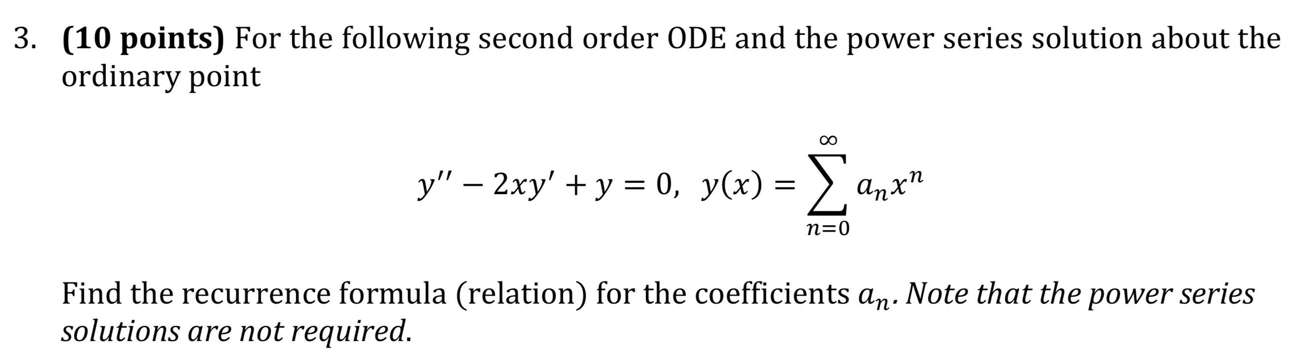 Solved Course: Mathematical Method for Mech Engineers Text: | Chegg.com