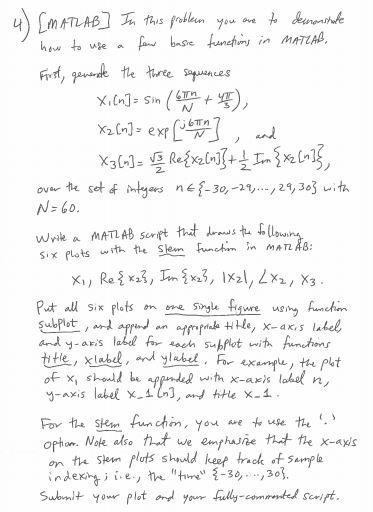 Solved 4 Matlab In This Problem You Me To Demonstrate 