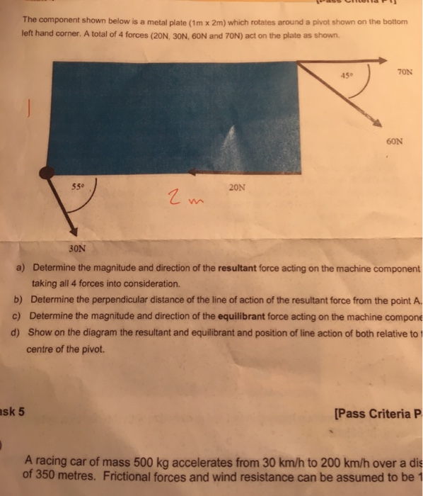 Solved b) Determine the perp c) Determine the mag d) Show on | Chegg.com