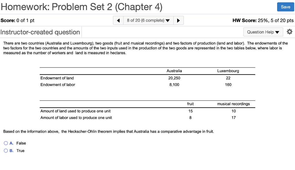Solved Homework Problem Set 2 Chapter 4 Save 8 Of 20 6