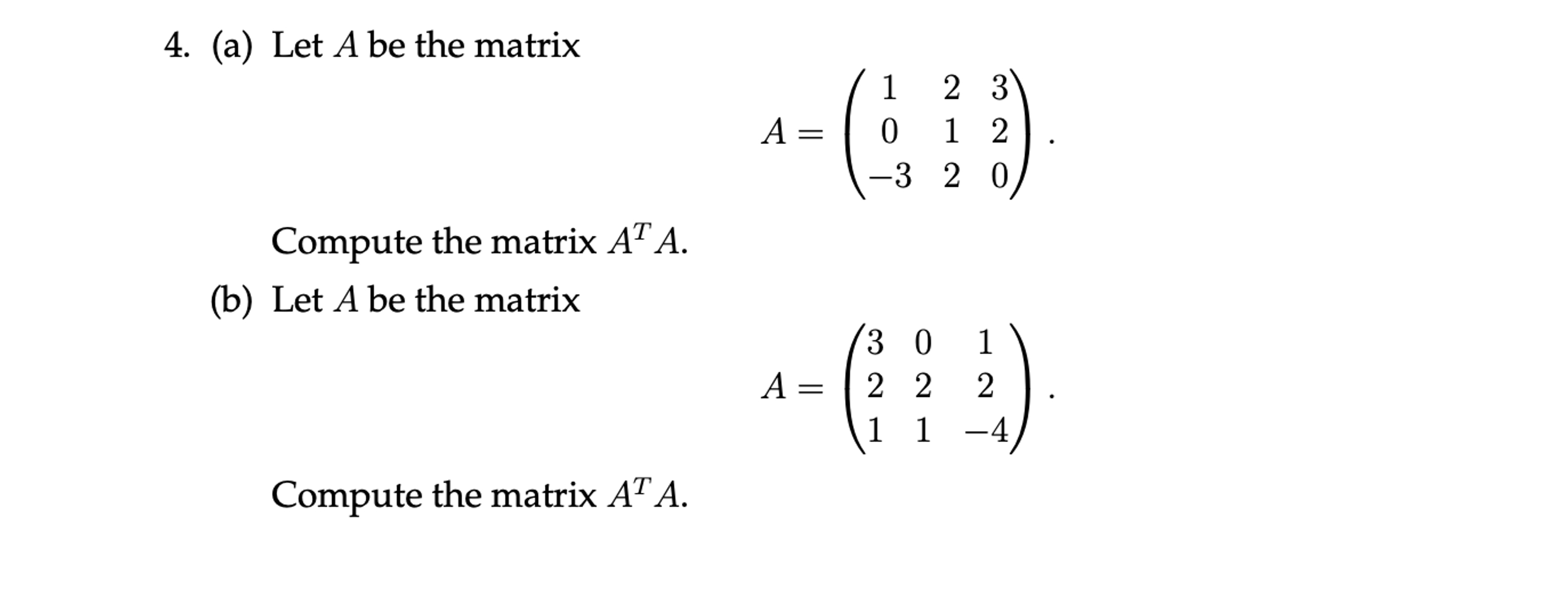 Solved (a) ﻿Let A be ﻿the | Chegg.com