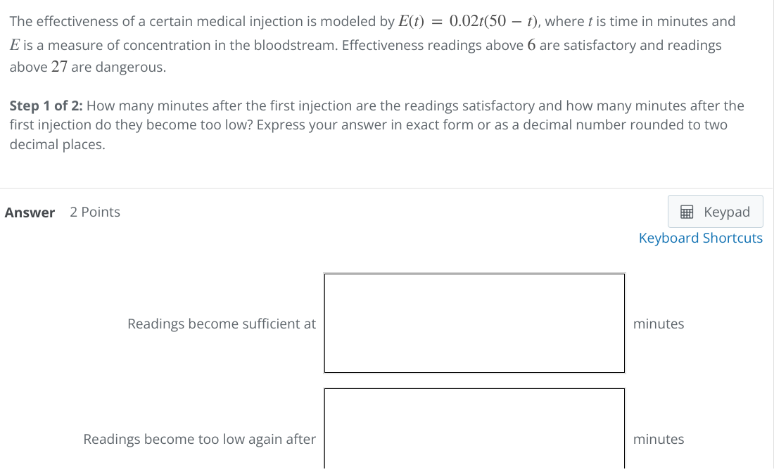 Solved The effectiveness of a certain medical injection is | Chegg.com
