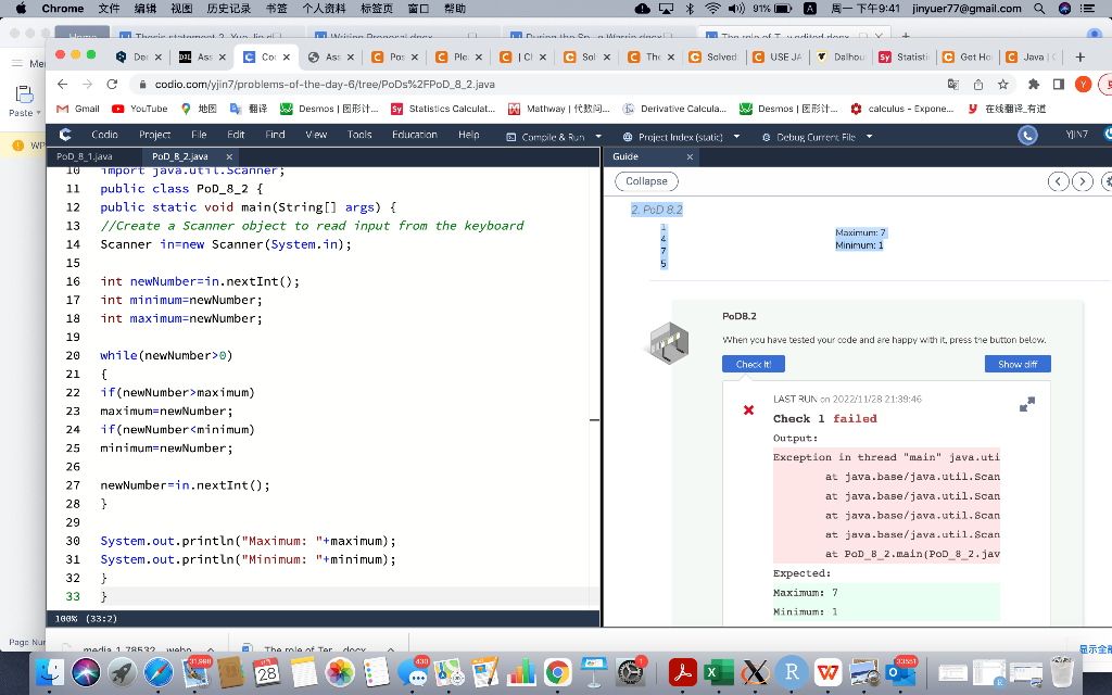Solved Highs and lows (While Loop Maximum and | Chegg.com