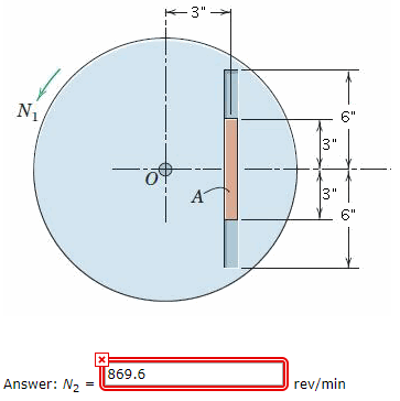 Solved The 12-lb slotted circular disk has a radius of | Chegg.com
