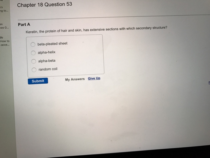 Solved Chapter 18 Question 62 Copy Part A which pair amino | Chegg.com Solved Chapter 18 Question 62 Copy Part A which pair amino | Chegg.com