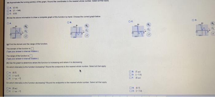 Solved Analyze The Polynomial Function Fx Xx 10 Complete 6003
