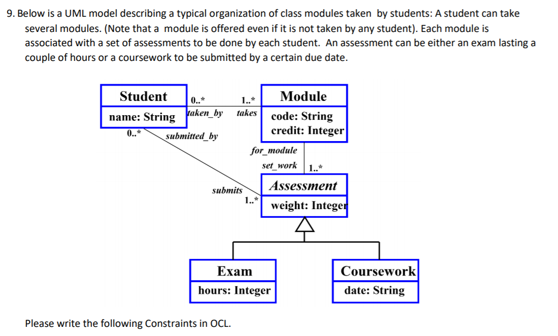 (a) Modules can be taken iff (if and only if) they | Chegg.com