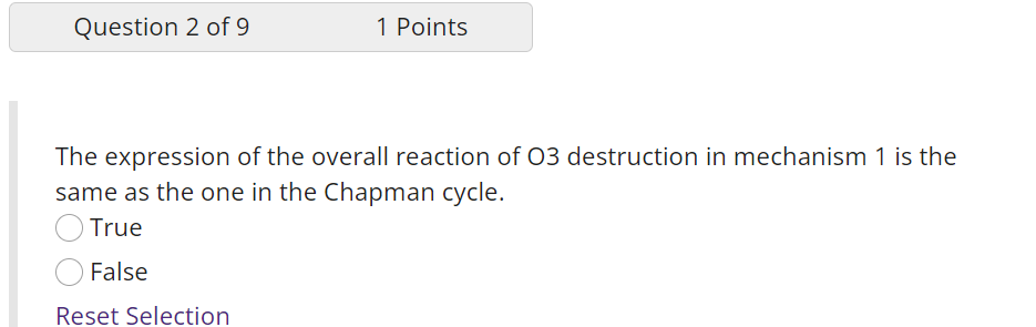 Solved The expression of the overall reaction of O3 | Chegg.com