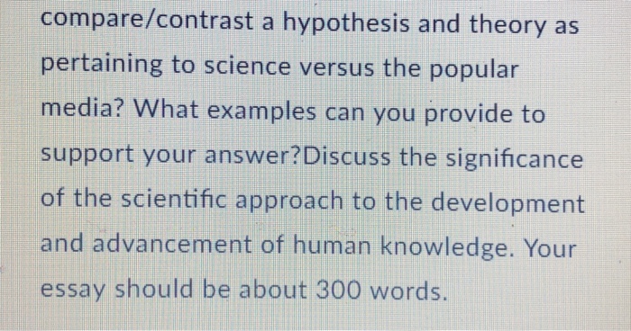 Hypothesis Examples Science