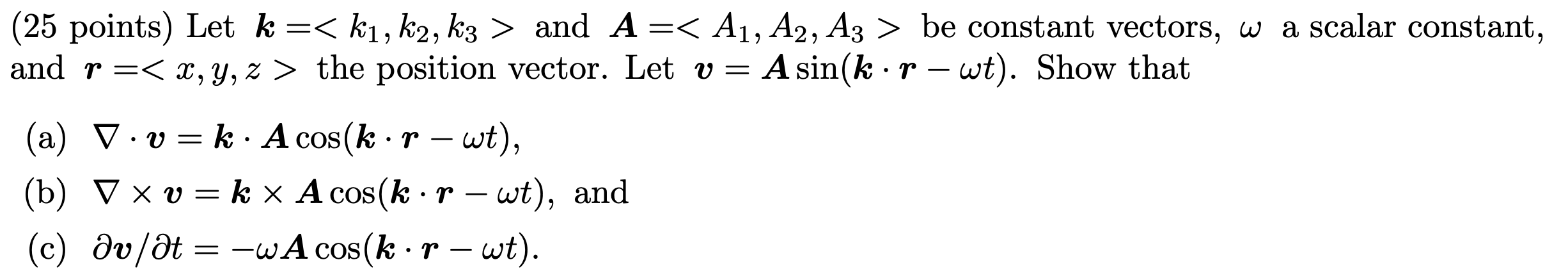 Solved (25 points) Let k = and A