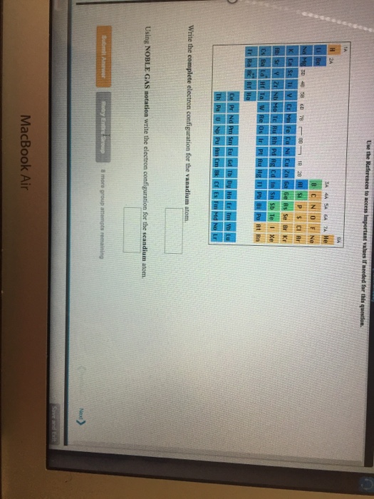 Solved Write the complete electron configuration for the | Chegg.com