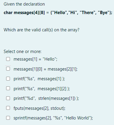 Solved Given declaration int arr[3][2] = {1,2,3,4,5,6); | Chegg.com