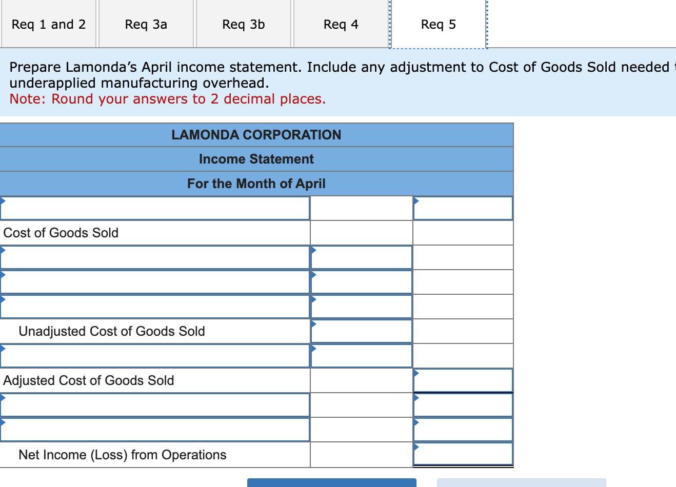 Solved Lamonda Corporation uses a job order cost system. On | Chegg.com Solved Lamonda Corporation uses a job order cost system. On | Chegg.com