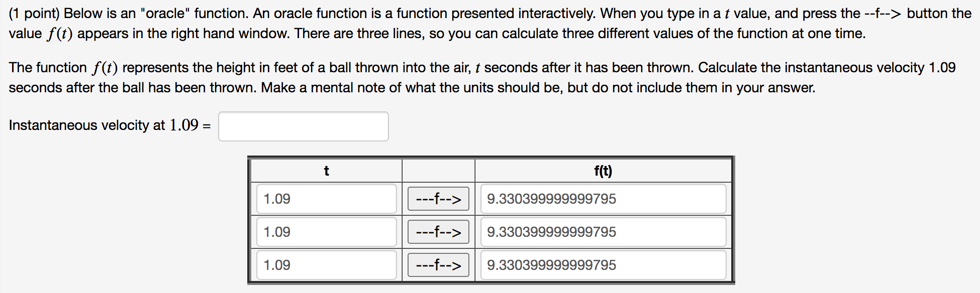 Solved 1 Point Below Is An Oracle Function An Oracle 9278