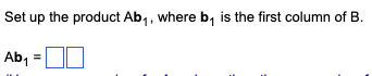 Solved Compute the product AB by the definition of the | Chegg.com