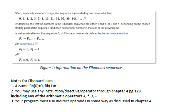 2. fibonacci.asm - computes the following. a. Compute | Chegg.com