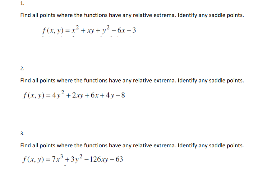Solved 1. Find all points where the functions have any | Chegg.com