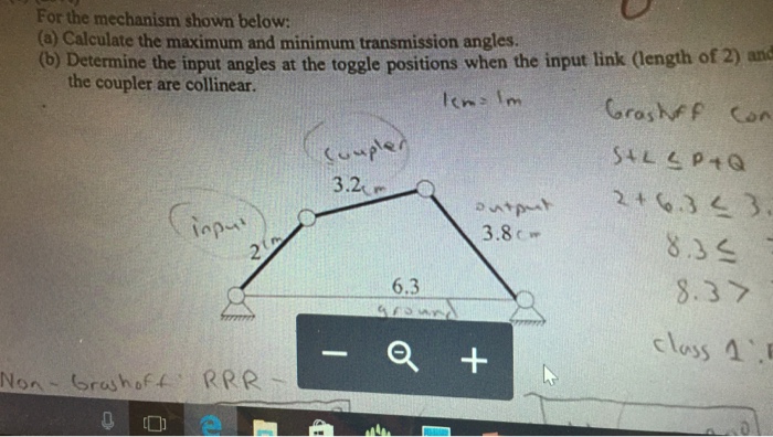 Solved For the mechanism show below. (a) Calculate the | Chegg.com