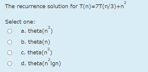 Solved The complexity of the following code is = int i, j, k | Chegg.com