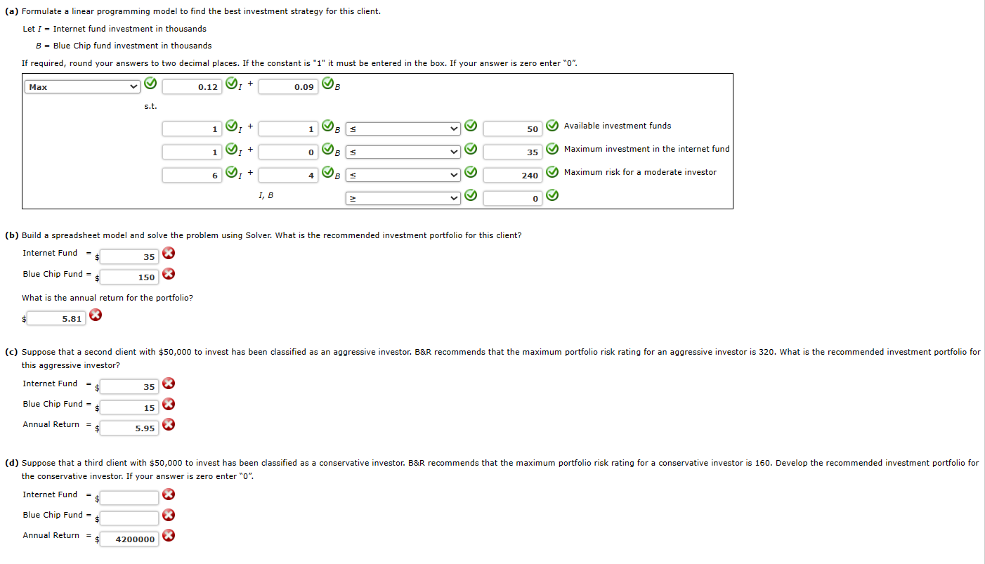 Solved (a) Formulate a linear programming model to find the | Chegg.com