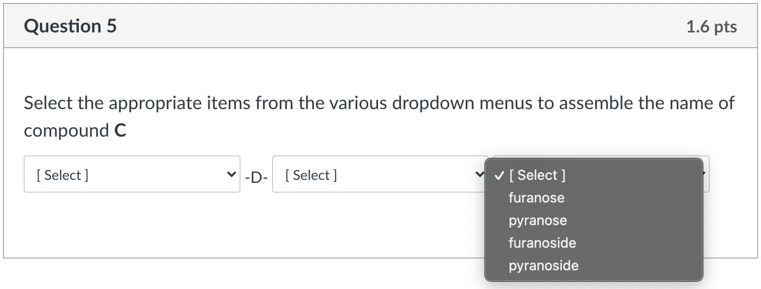 Solved Figure 1 alpha anomer beta anomer open-chain form