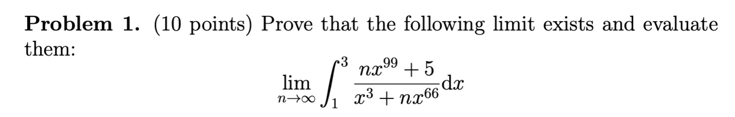 Solved Problem 1. (10 ﻿points) ﻿Prove that the following | Chegg.com