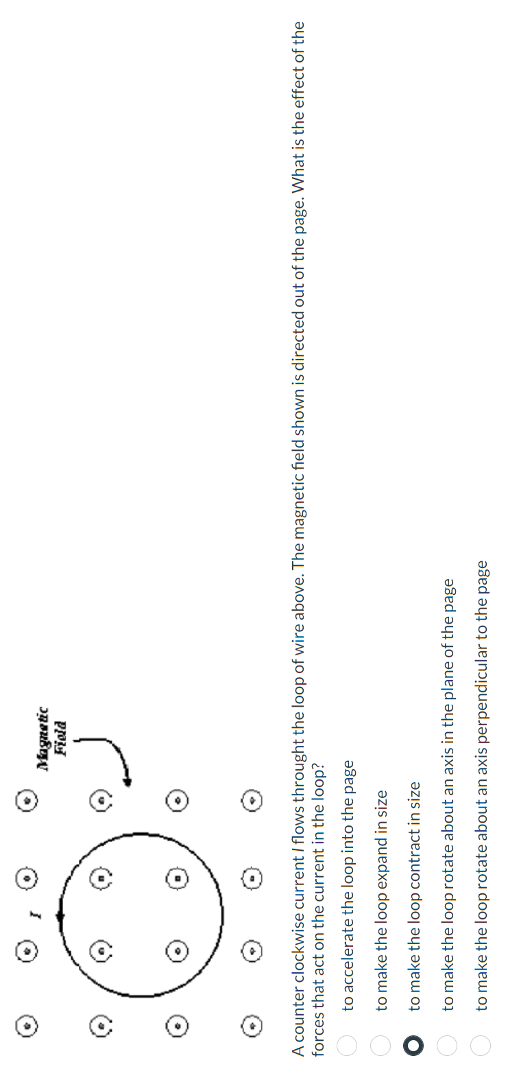 Solved to accelerate the loop into the page to make the loop | Chegg.com