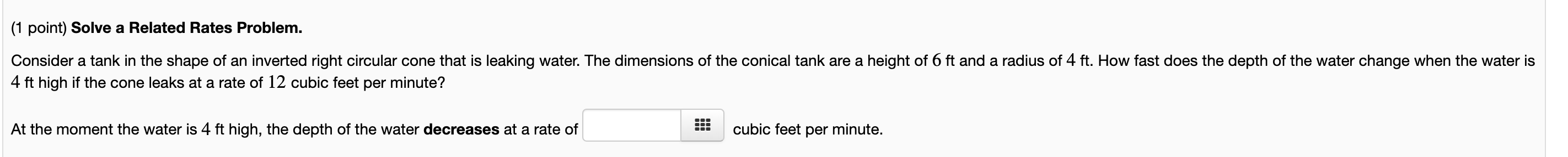 Solved (1 point) Solve a Related Rates Problem. A lighthouse | Chegg.com