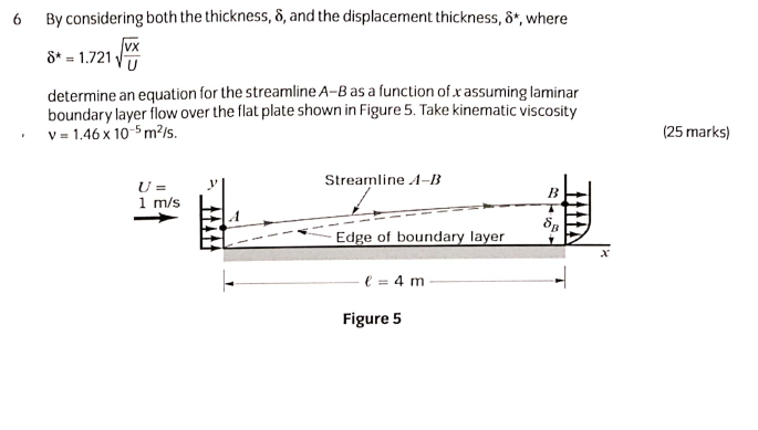 Solved 6 By considering both the thickness, 8, and the | Chegg.com